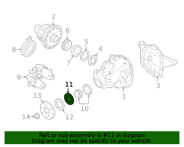 1995-2020 Ford Seal BL3Z-4676-A | TascaParts.com