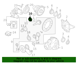 2011-2021 Ford Differential Pinion Bearing BC3Z4630A | NewAutoParts.com