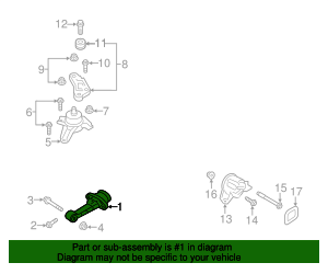 2014-2015 Hyundai Tucson Lower Mount 21950-2S100 | OEM Parts Online