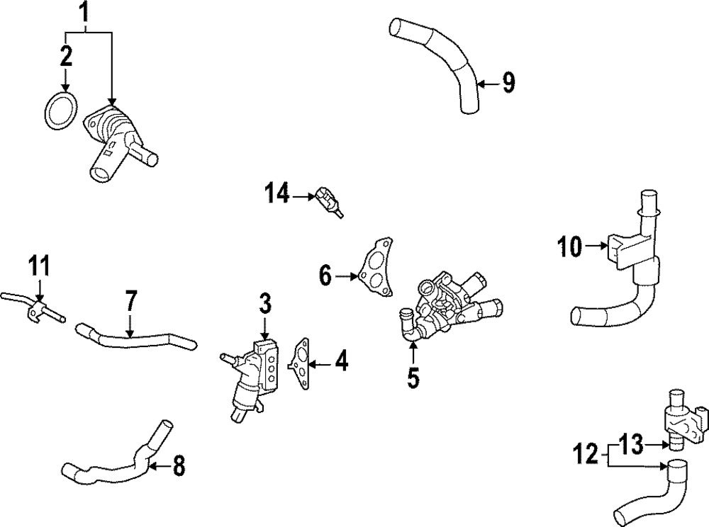 89422-33040 - 2019-2024 Lexus - Coolant Temp Sensor | My L Parts