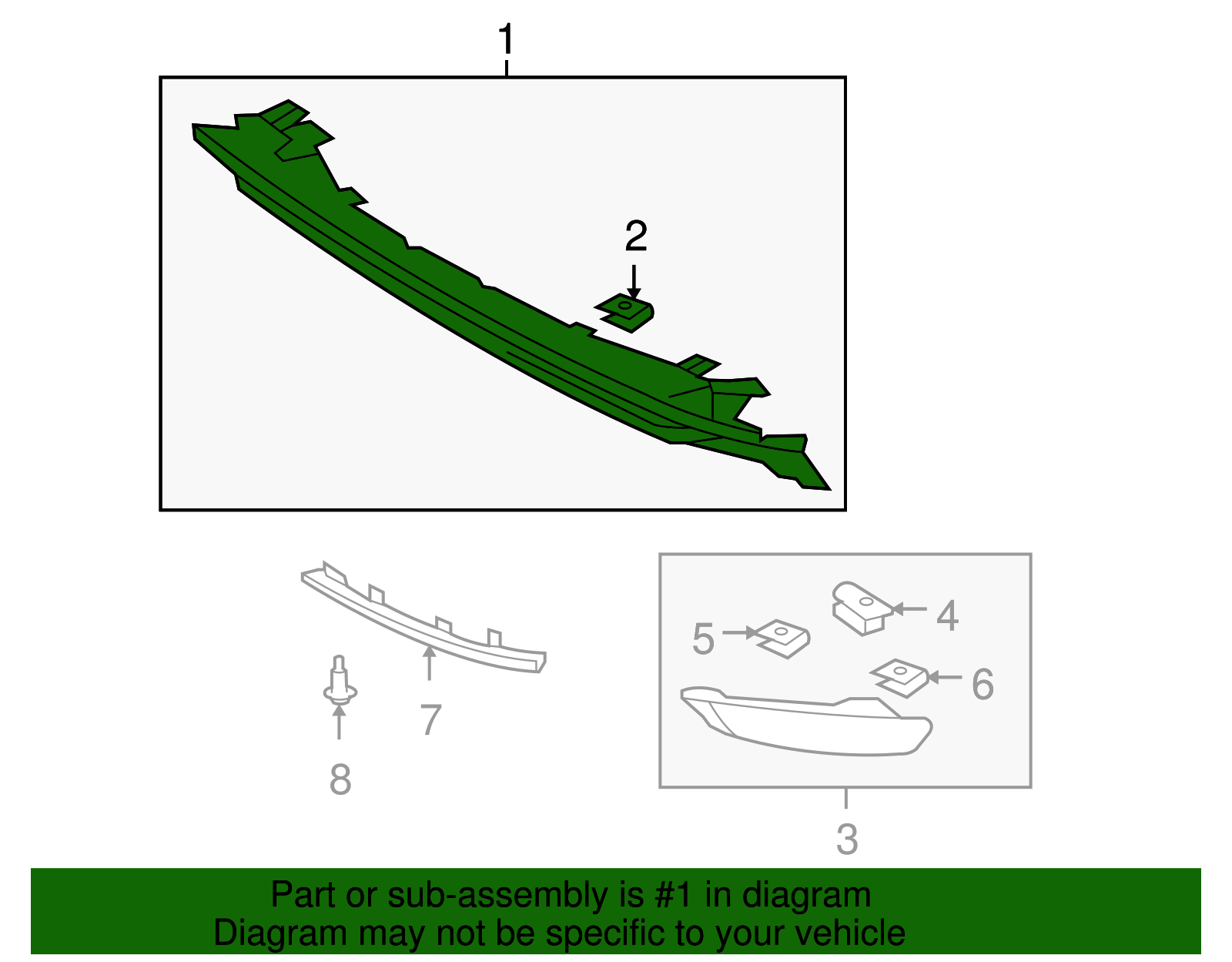 2010-2013 Toyota 4Runner Spoiler Center 53285-35060 | OEM Parts Online