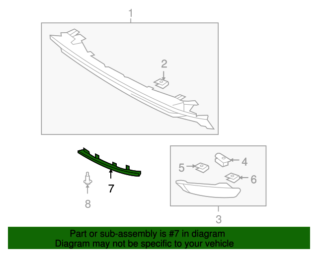 2010-2013 Toyota 4Runner Insert 52676-35020 | Toyota Parts