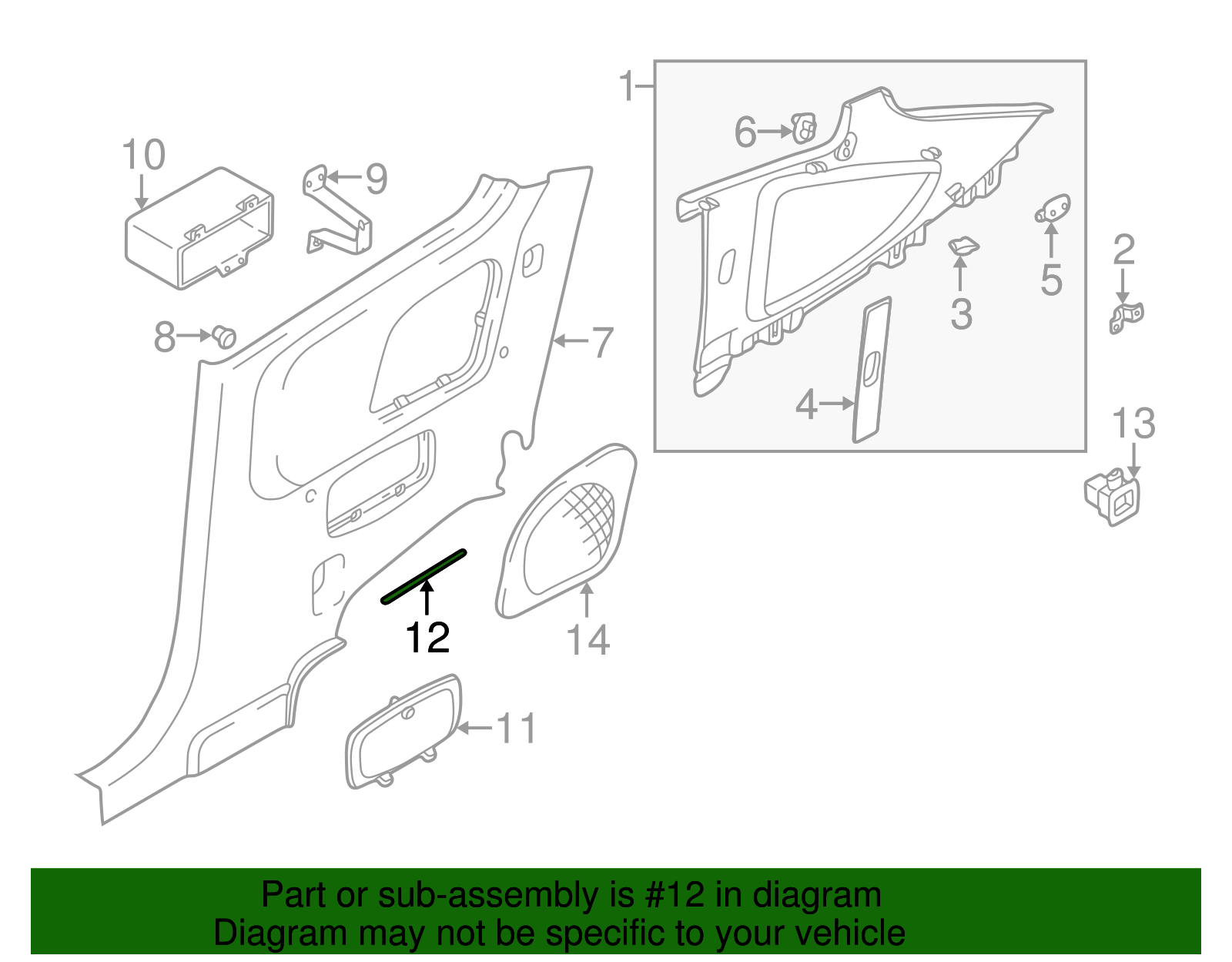 2003-2008 Hyundai Tiburon Pin 85564-2C000 | Hyundai Wholesale Direct