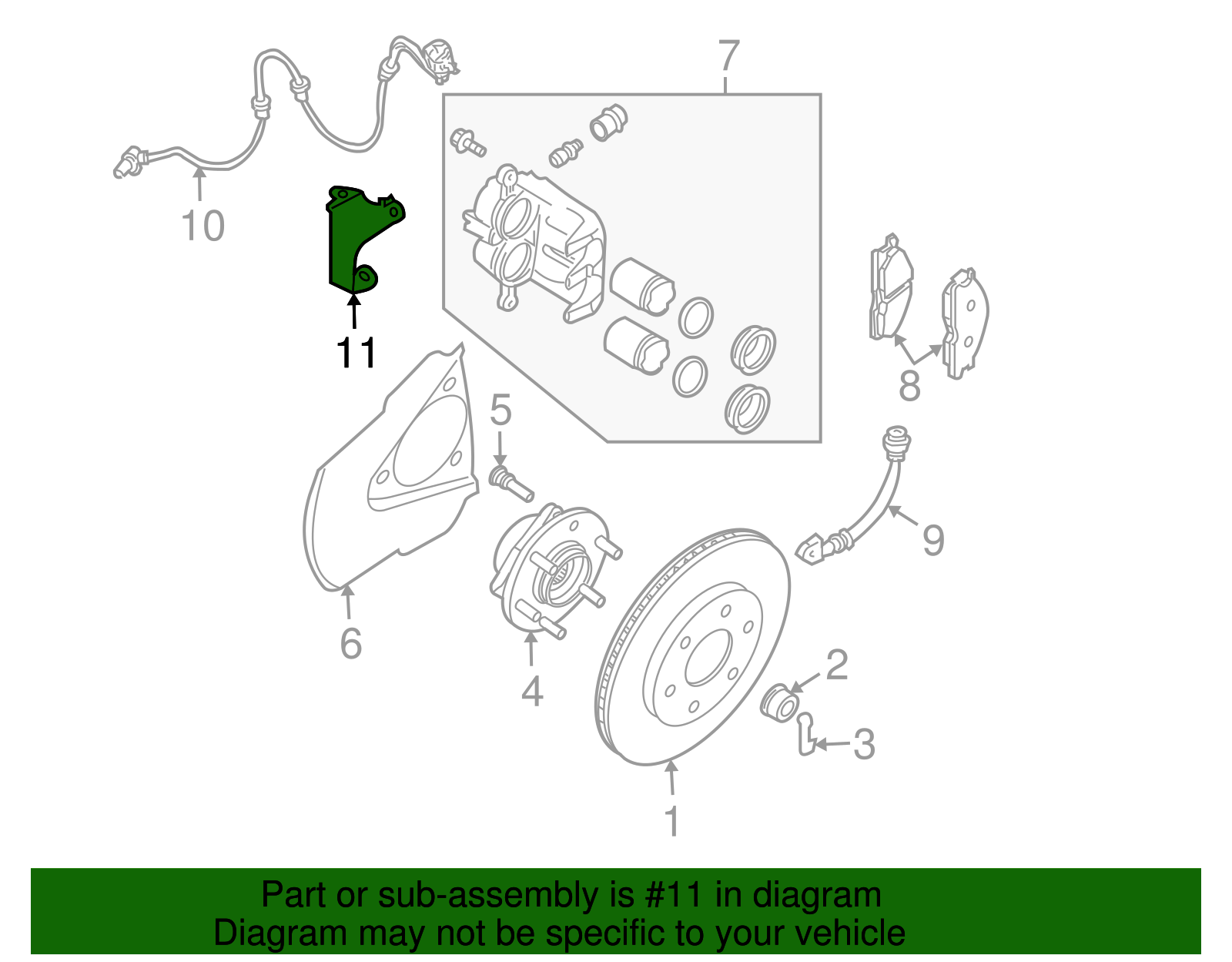 2005-2025 Nissan ABS Sensor Bracket 47960-EA005 | Ziegler Nissan of ...