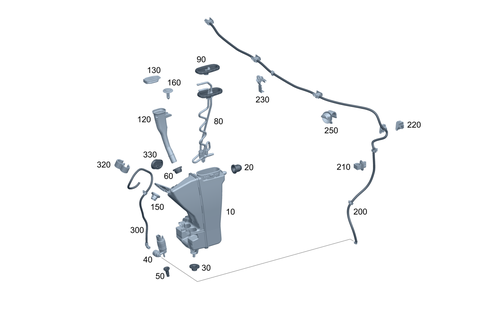 Front Windshield Washer System for 2024 Mercedes-Benz GLC43 AMG ...