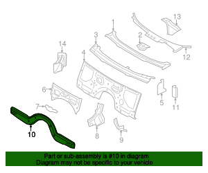 41117204073 - 2009-2019 BMW Center Support (41-11-7-204-073) | BMW of ...