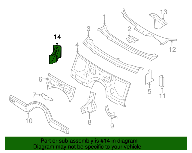51757185167 - 2009-2015 BMW Air Duct (51-75-7-185-167) | BMW of South ...