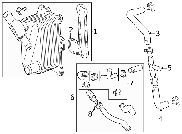 2019-2022 GM Engine Oil Cooler Seal 55488933 | GMPartsDirect.com