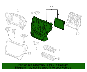 2018-2019 GMC Acadia F Control 84647017 | OEM Parts Online