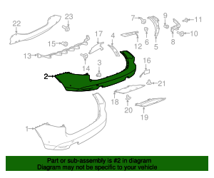 2017-2020 Jaguar F-Pace Bumper Cover T4A6187LML | JaguarParts.com