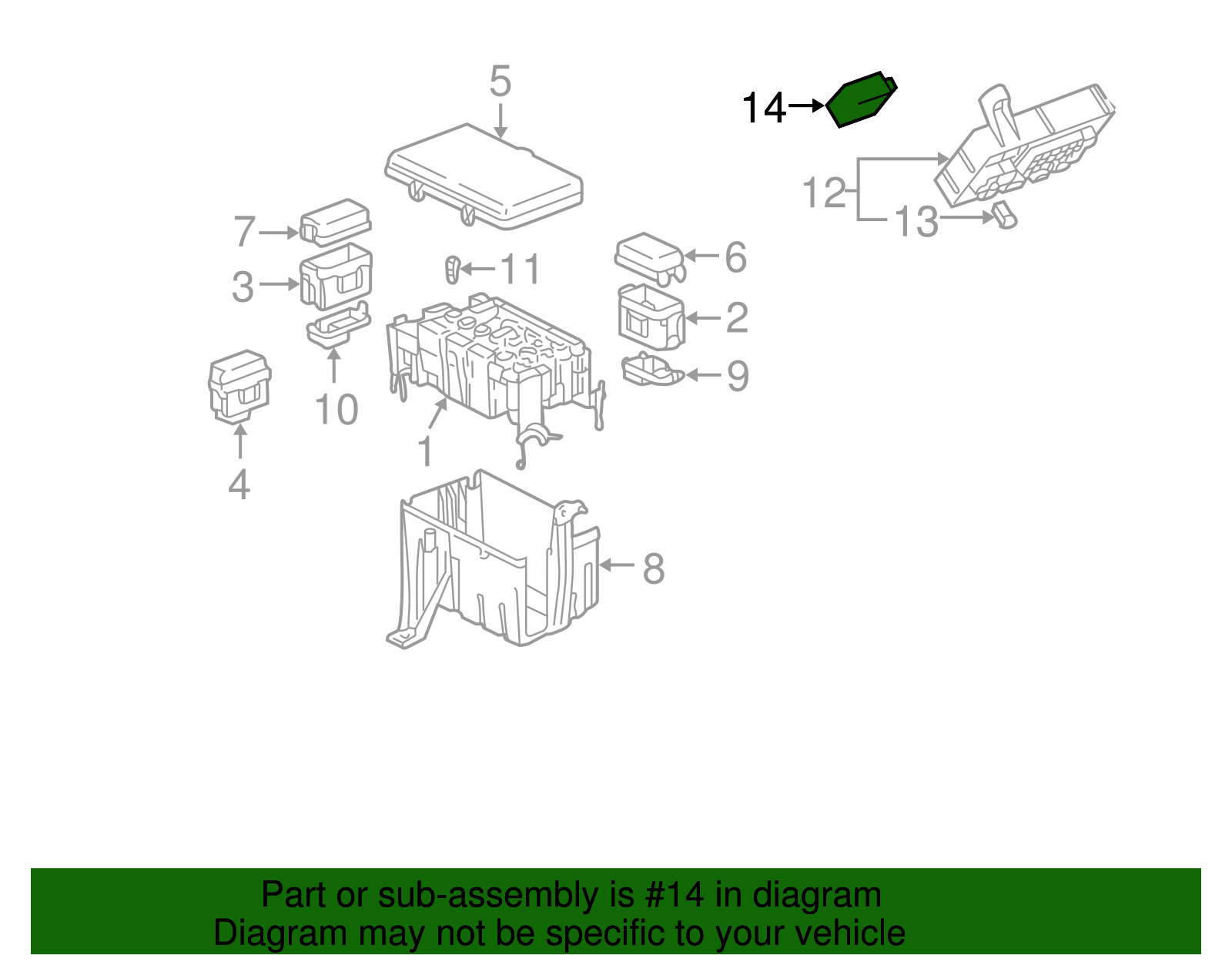 2000-2015 Toyota Turn Signal Flasher 81980-02030 | Retail Performance ...