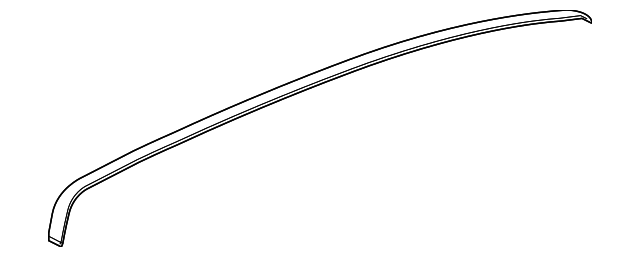 2015-2021 GM Black Passenger Side Roof Molding 84581841 GM ...