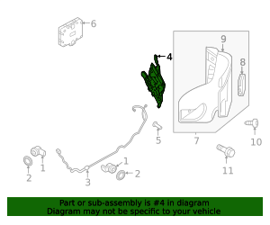 LR141095 - Liftgate Motion Sensor 2021-2023 Land Rover Range Rover ...
