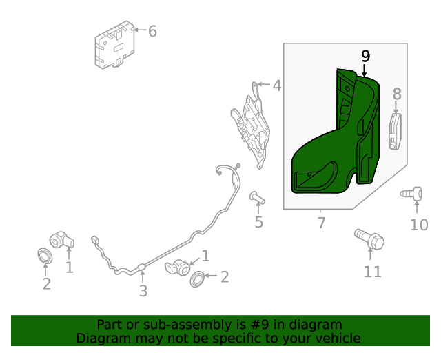 Genuine OEM Mount Bracket Part# LR143175 Fits 2021-2023 Land Rover ...