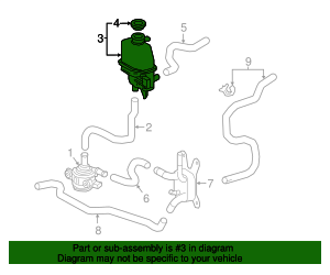 G91H0-47011 - Reserve Tank - 2016-2022 Toyota | OEM Genuine Toyota Parts