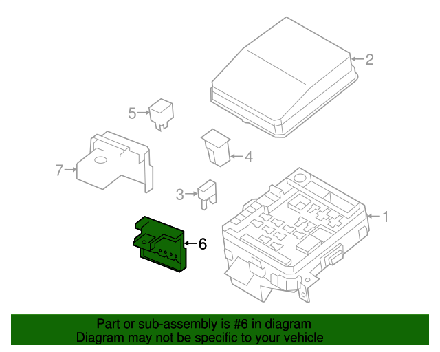2009-2024 Mitsubishi Junction Block 8571A019 | Mitsubishi Parts ...