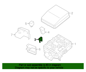 MS810893 - Fuse 2009-2024 Mitsubishi | Mitsubishi Direct Parts