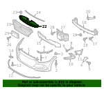 Genuine OEM Closure Panel Part# 86356-F3000 Fits 2017-2018 Hyundai ...