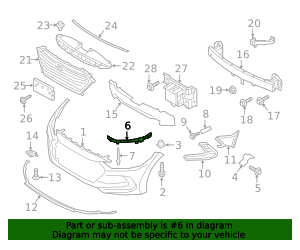 2017-2018 Hyundai Elantra Upper Reinforced 86553-F3000 | OEM Parts Online