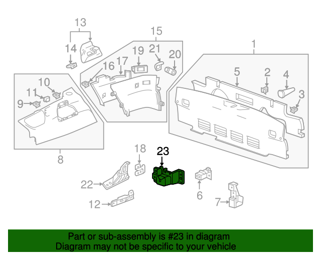 19431710 GM Rear Compartment Lift Window Latch | GM Parts Store