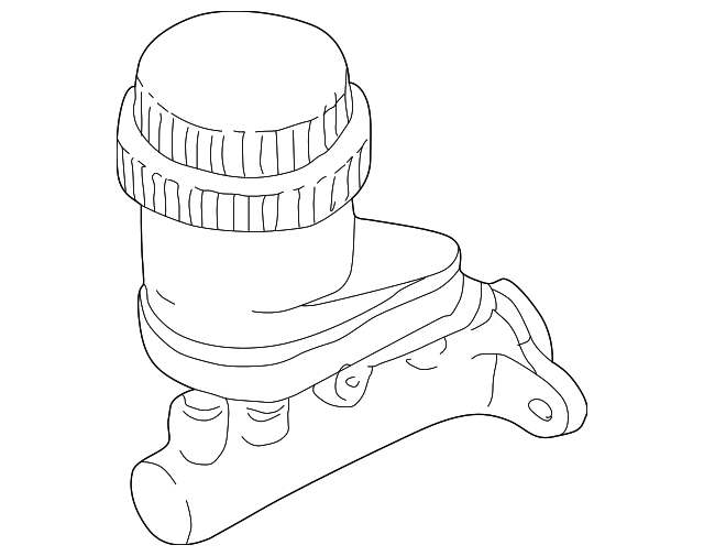 1992-2003 Mitsubishi Master Cylinder MB618717 | Auto Parts