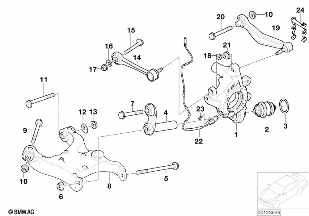 2000-2010 BMW Hex Bolt 33306760598 | Retail Performance Auto Parts