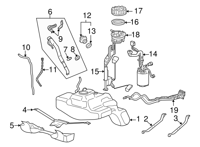 2007-2011 Porsche 911 Fuel Pump 997-620-127-01 | OEM Parts Online