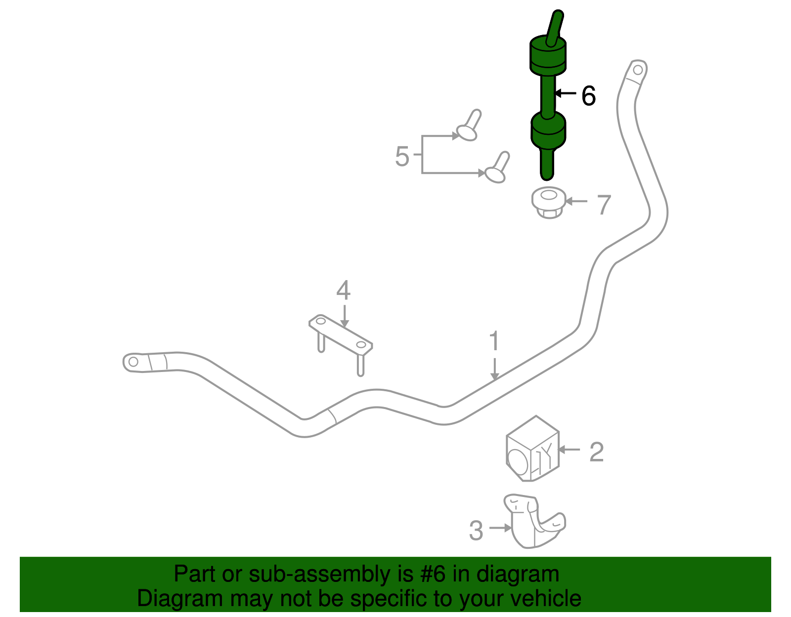 MEF-168 - Motorcraft™ Stabilizer Link 2009-2024 Ford | Ford OEM Parts ...