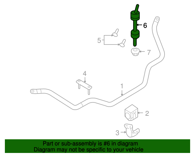 2009-2024 Ford Stabilizer Link 9L3Z-5K483-D | TascaParts.com