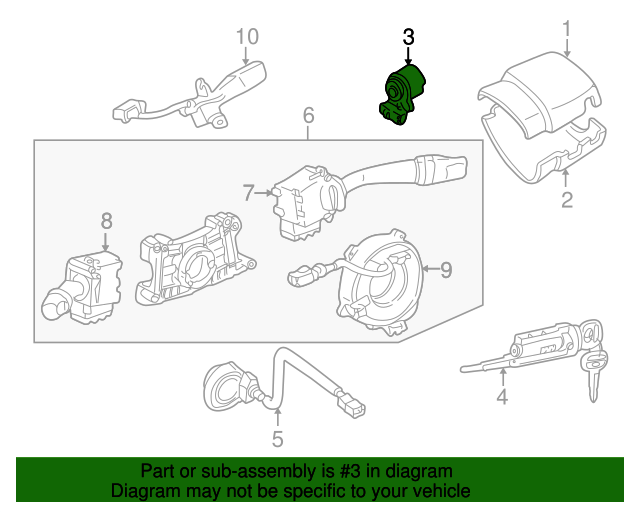 Ignition Switch - Toyota (84450-41010) | Toyota Parts