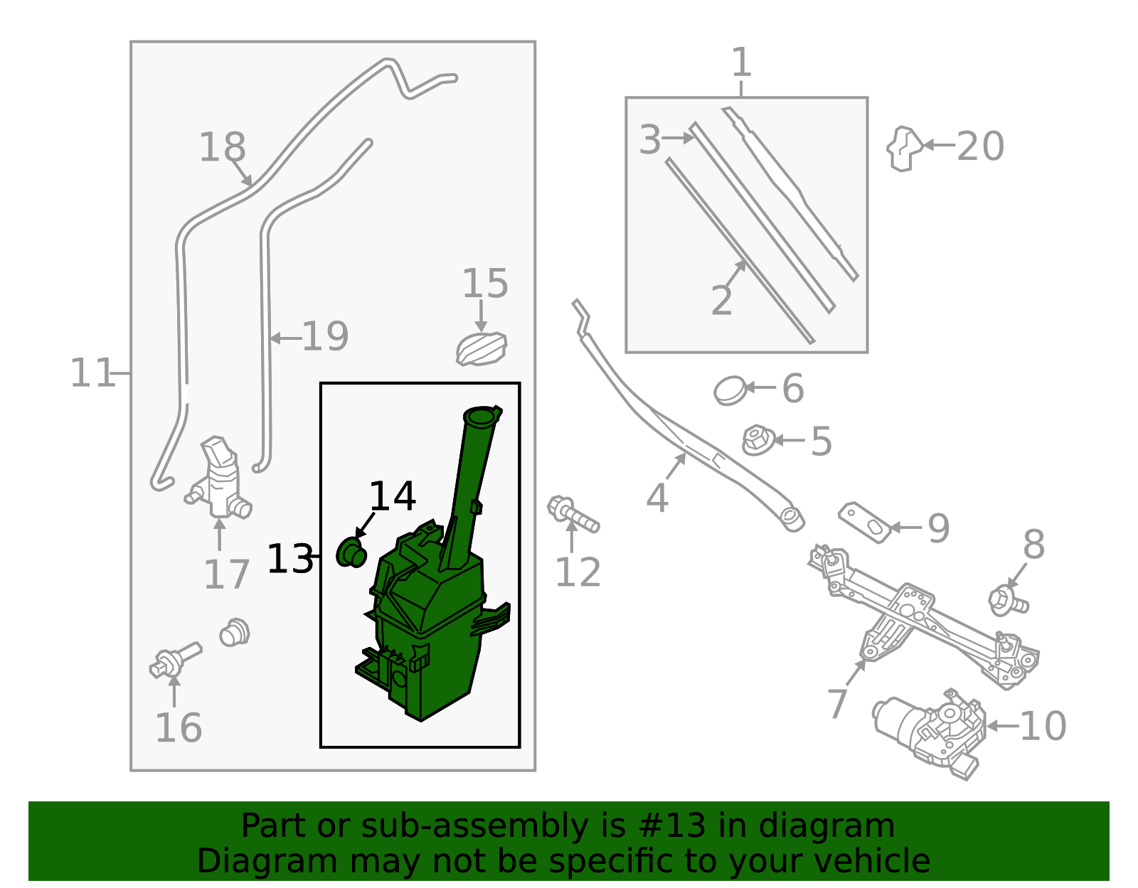 98620-C6000 - Reservoir 2016-2020 Kia Sorento | Kia.Parts Store