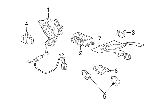 Air Bag Components for 2016 Chevrolet Silverado 3500 HD | GM Parts Center