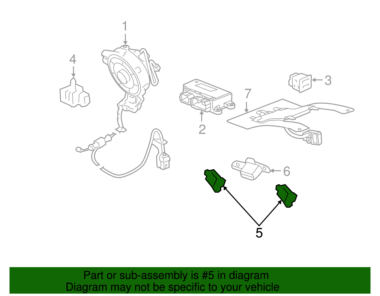13578678 - OEM GM Ft Impact Sensor | GMPartsCenter.net | GM Parts Center