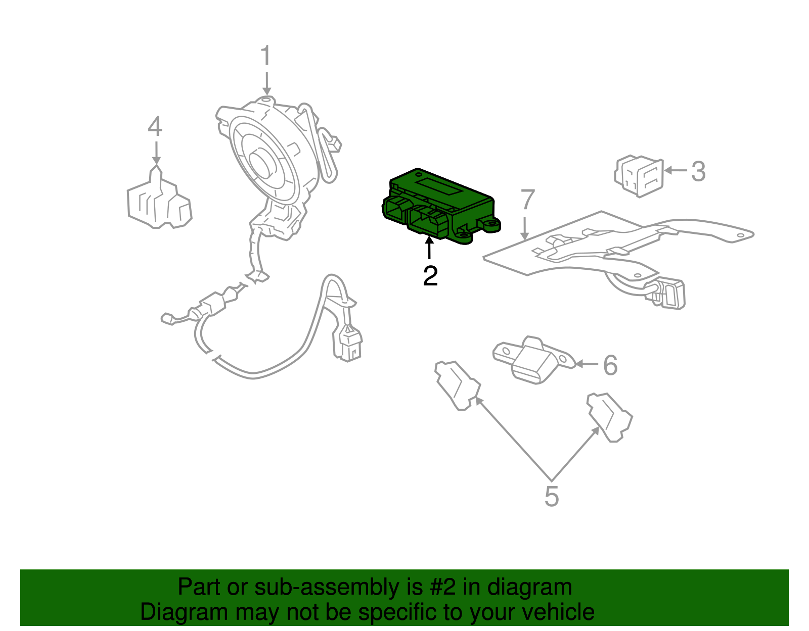 2017-2020 GM Airbag Sensing and Diagnostic Module 13507217 | OEM Parts ...