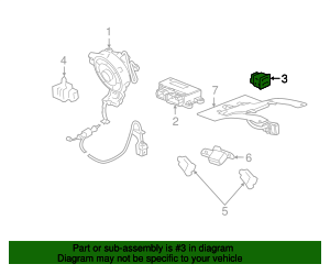 2014-2019 GM Airbag Front End Discriminating Sensor 13578676 GM ...