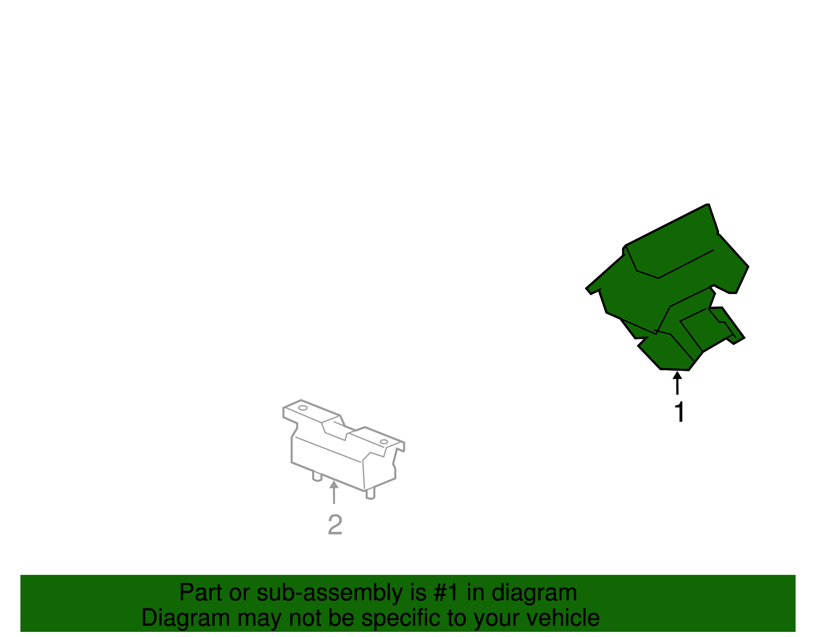 2007-2014 GM Engine Mount 15854941 GM | GMPartsDirect.com