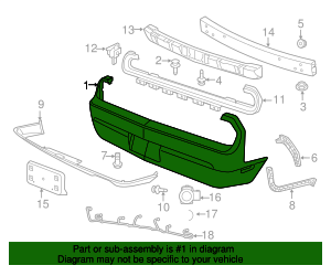 2008-2014 Dodge Challenger Bumper Cover 68292069AA | TascaParts.com