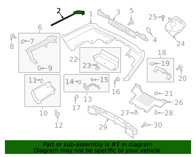 2013-2017 Land Rover Range Rover Side Molding LR087223 | OEM Parts Online