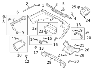 LR012844 - Tow Bracket Cover Retainer Clip 2010-2023 Land Rover | Land ...