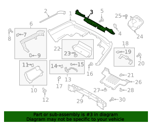 2013-2022 Land Rover Range Rover Center Support LR116213 | OEM Parts Online