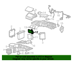 2003-2014 GM Driver Side HVAC Temperature Valve 89018306 GM ...