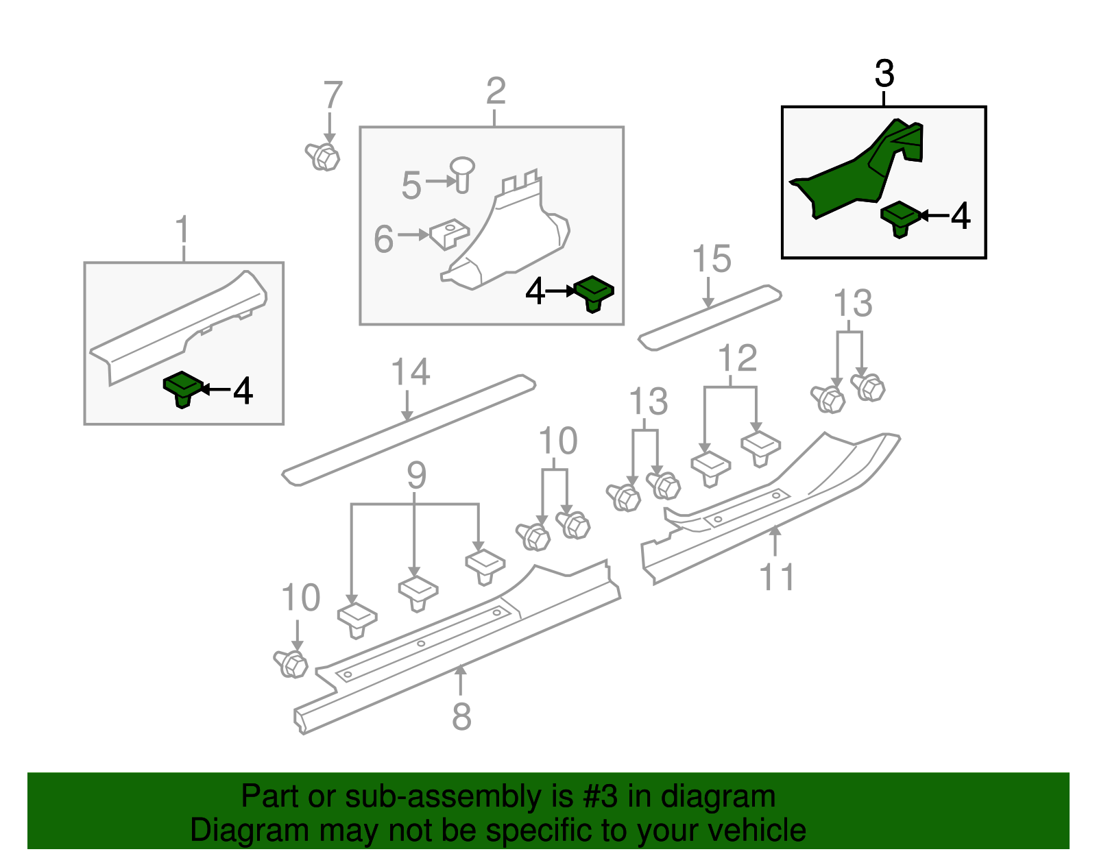 Buy Genuine GM Auto Parts - Molding (Part # 92266929) | GM Parts Store