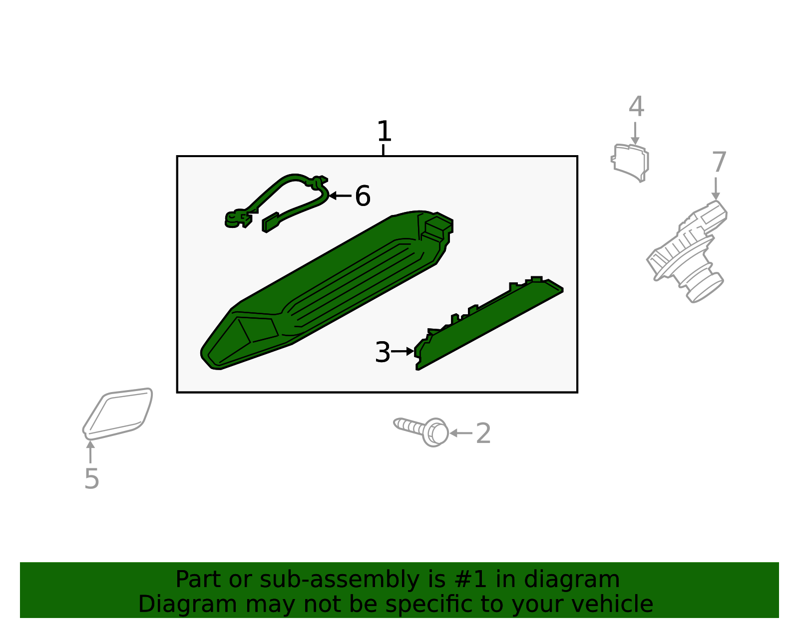 2020-2024 Ford High Mount Lamp LK4Z-13A613-D | Varsity Ford