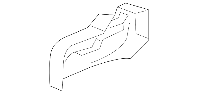 2014-2019 GM Cocoa Passenger Seat Adjuster Rear Finish Cover 23204168 ...