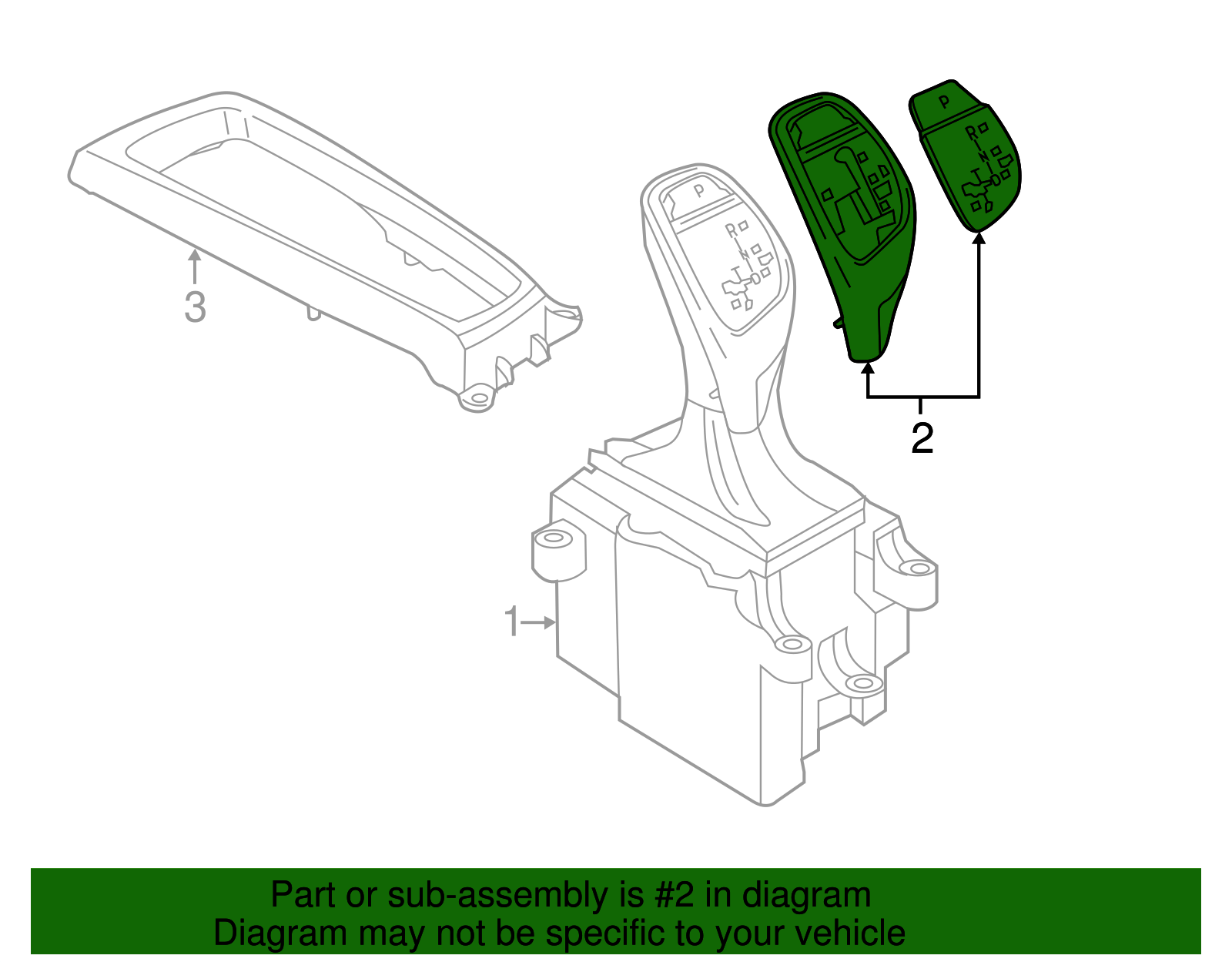 Genuine BMW 61-31-2-250-703 | M Performance Carbon Fiber Selector Lever ...