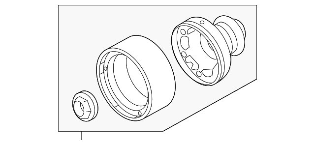 2011-2019 Land Rover Companion Flange LR031697 | Express Land Rover Parts