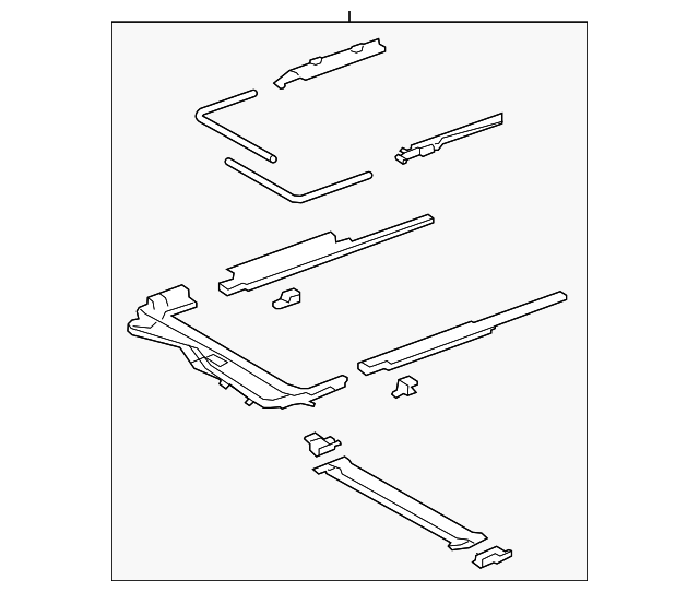 2011-2020 Toyota Sienna Sunroof Frame 63203-08022 | Toyota Parts Center