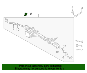 2006-2021 Kia Gear Assembly Mount Bolt 11406-12456K | QuirkParts