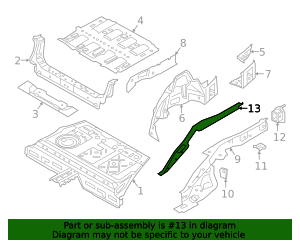 41-00-7-402-390 - Side member, top right 2018-2023 BMW X2 | AutoNation ...