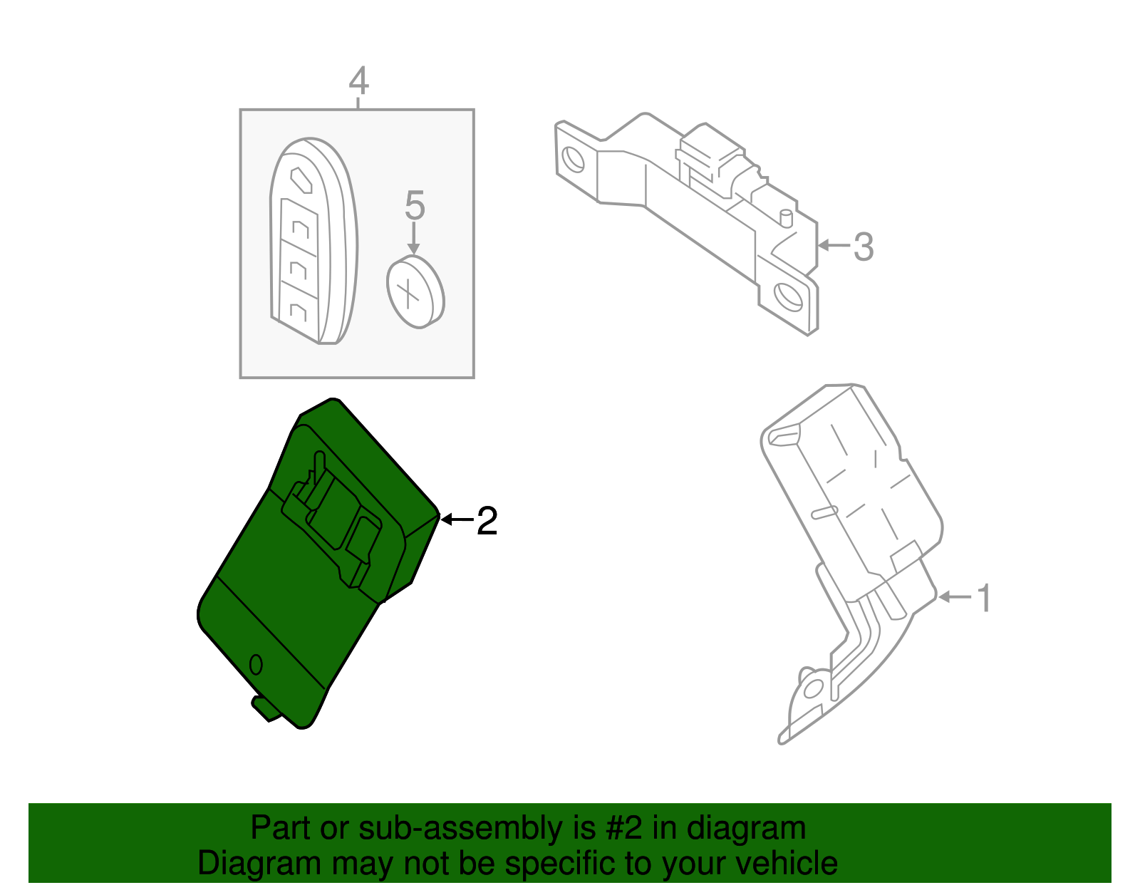 2017-2020 Nissan Pathfinder Warning Buzzer 25640-9NJ0A | Team Nissan Inc.